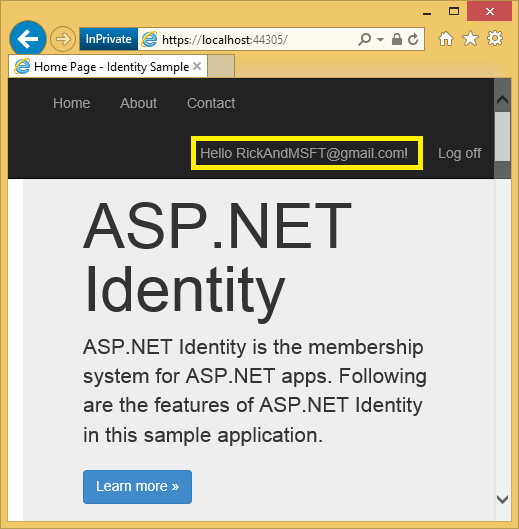 Create A Secure Aspnet Mvc 5 Web App With Log In Email Confirmation And Password Reset C